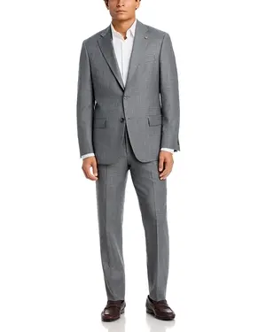 Hart Schaffner Marx New York Fit Graph Check Wool Suit - Medium Grey