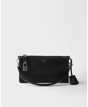 Prada Antiqued Nappa Leather Pouch