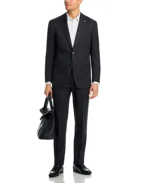Hart Schaffner Marx New York Fit Tonal Plaid Wool Suit