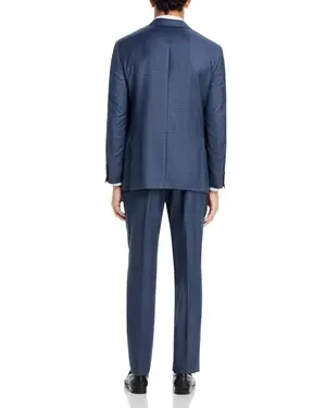 Hart Schaffner Marx New York Fit Sharkskin Tonal Windowpane Wool Suit