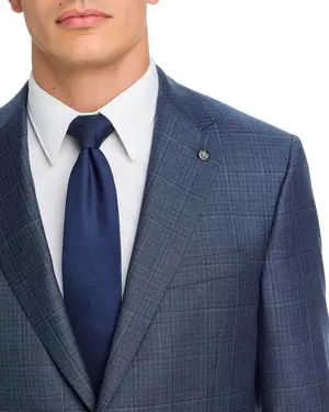 Hart Schaffner Marx New York Fit Sharkskin Tonal Windowpane Wool Suit