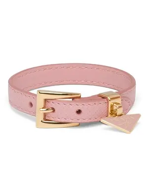 Prada Saffiano Leather Bracelet - Peach
