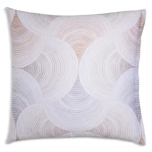 SCHLOSSBERG Ruben Beige Knife Edge Euro Sham - Light Beige