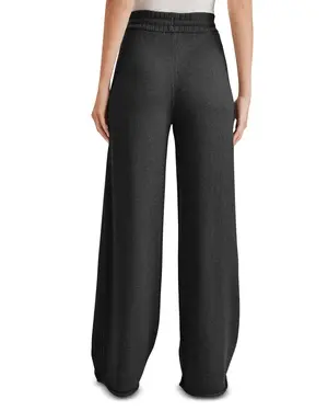 Splendid Haven Wide Leg Sweater Pants - Black