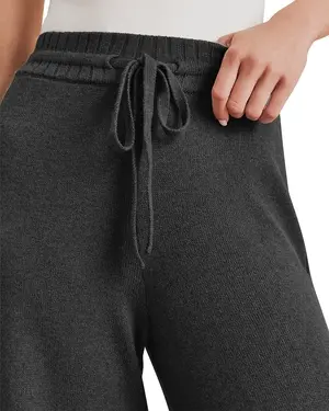 Splendid Haven Wide Leg Sweater Pants - Black