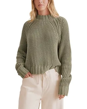 Splendid Cassidy Mock Neck Sweater - Eucalyptus