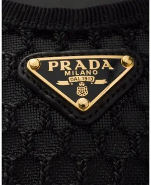 Prada Low Heel Mesh Fabric Ballerinas