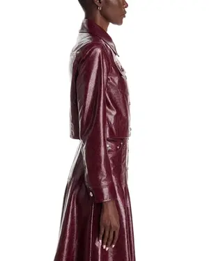 Cinq À Sept Lexie Tumbled Faux Leather Jacket