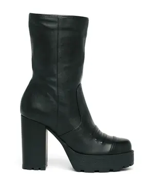 Cinq À Sept Marley Leather Platform Boots