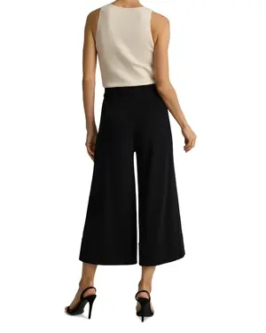 St. John Legacy Crepe Wool Blend Culotte Pants
