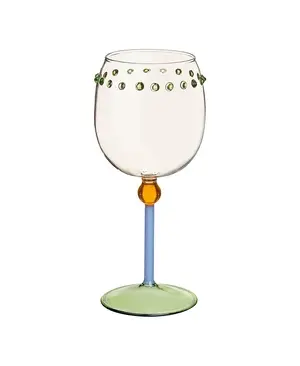 ZSA ZSA ZSU Henan Borosilicate Glass Wine Glass, 15 Oz - Clear