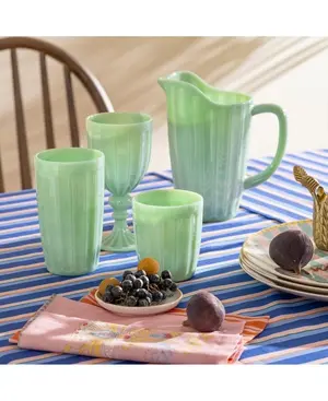 ZSA ZSA ZSU Henan Glass Soft Drink Glass Set Of 4