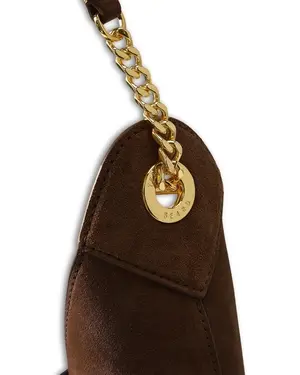 Veronica Beard Jour Suede Shoulder Bag