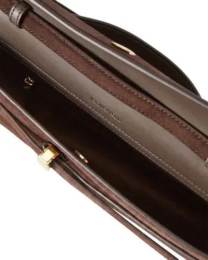 Veronica Beard Suede Clutch - Espresso