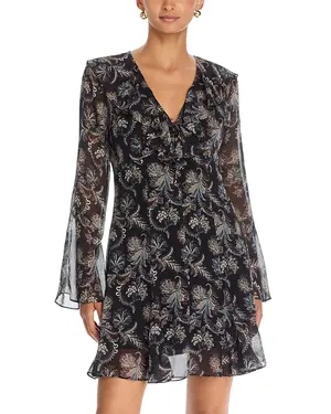 Veronica Beard Adrienne Silk Mini Dress