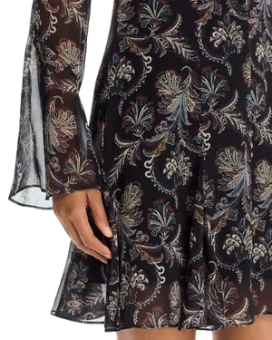 Veronica Beard Adrienne Silk Mini Dress