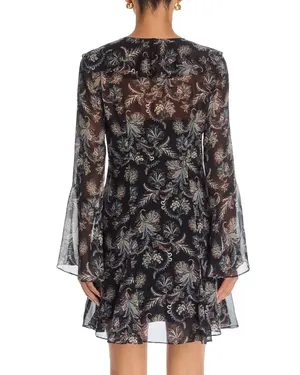 Veronica Beard Adrienne Silk Mini Dress