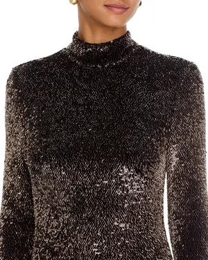 Veronica Beard Sylee Long Sleeve Mini Dress