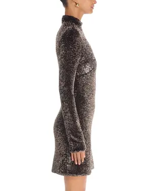 Veronica Beard Sylee Long Sleeve Mini Dress