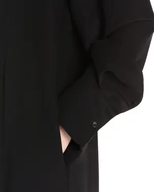 Stella McCartney Silk Bow Neck Long Sleeve Dress