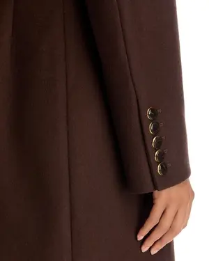 Veronica Beard Elspeth Wool & Cashmere Dickey Coat