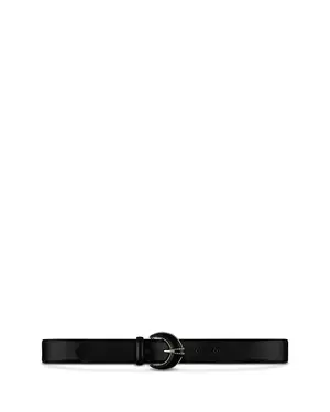 Ba&sh Brendon Leather Belt - Black