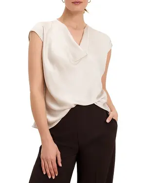 NIC+ZOE Drape Neck Day Gloss Top