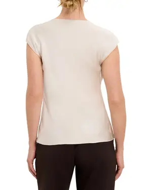 NIC+ZOE Drape Neck Day Gloss Top