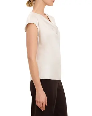 NIC+ZOE Drape Neck Day Gloss Top