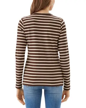 Karen Kane Crewneck Long Sleeve Top