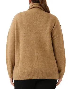 Karen Kane Whipstitched Colorblocked Sweater