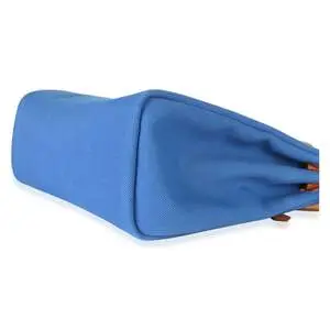 Hermès Herbag Zip Retourne 31 Pm Toile Vache Hunter Bag - Blue
