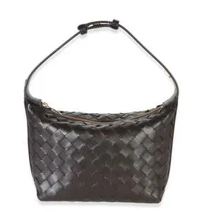 Bottega Veneta Fondant Nappa Intrecciato Calfskin Wallace Bag - Brown