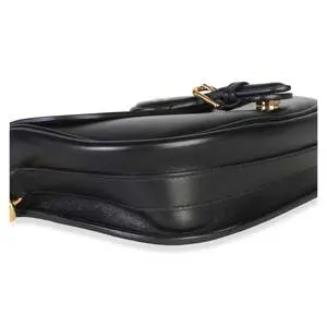 Dior Box Calfskin Bobby Flap Bag - Black