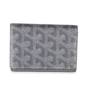 Goyard Grey Goyardine Canvas Malesherbes Card Holder