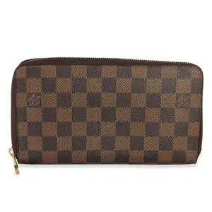 LOUIS VUITTON Damier Ebene Canvas Zippy Organizer Wallet