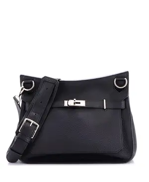 Hermès Jypsiere 34 Clemence Leather Crossbody
