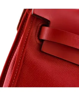 Hermès Herbag 31 Zip Berline Canvas & Leather Shoulder Bag