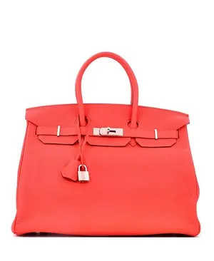 Hermès Birkin 35 Leather Palladium Tote