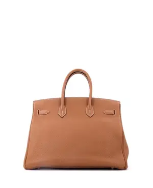 Hermès Birkin 35 Handbag Brown Togo With Hardware