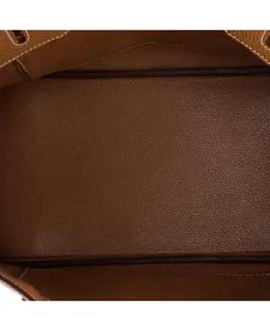 Hermès Birkin 35 Handbag Brown Togo With Hardware