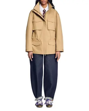 Sandro Adjustable Waist Jacket