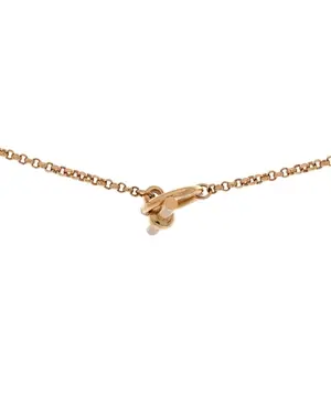 Hermès Clou D'h Double Pendant Necklace 18k Rose Gold With Diamonds, 16.25 - Pink