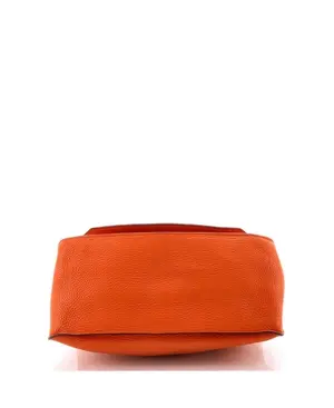 Hermès Jypsiere 34 Clemence Leather Turn Lock Crossbody