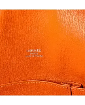 Hermès Jypsiere 34 Clemence Leather Turn Lock Crossbody
