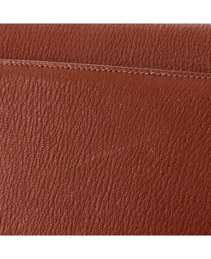 Hermès Verrou Leather & Canvas Crossbody