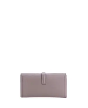 Hermès 29 Jige Elan Leather Clutch - Gray