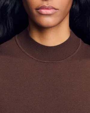 Sandro Giovi Knit Cropped Top