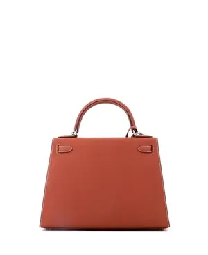 Hermès Kelly 28 Epsom Leather Shoulder Bag With Palladium Hardware