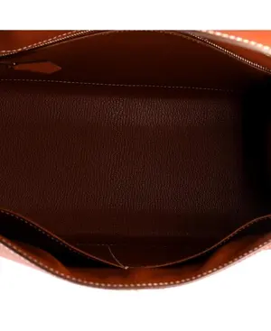 Hermès Kelly 28 Epsom Leather Shoulder Bag With Palladium Hardware
